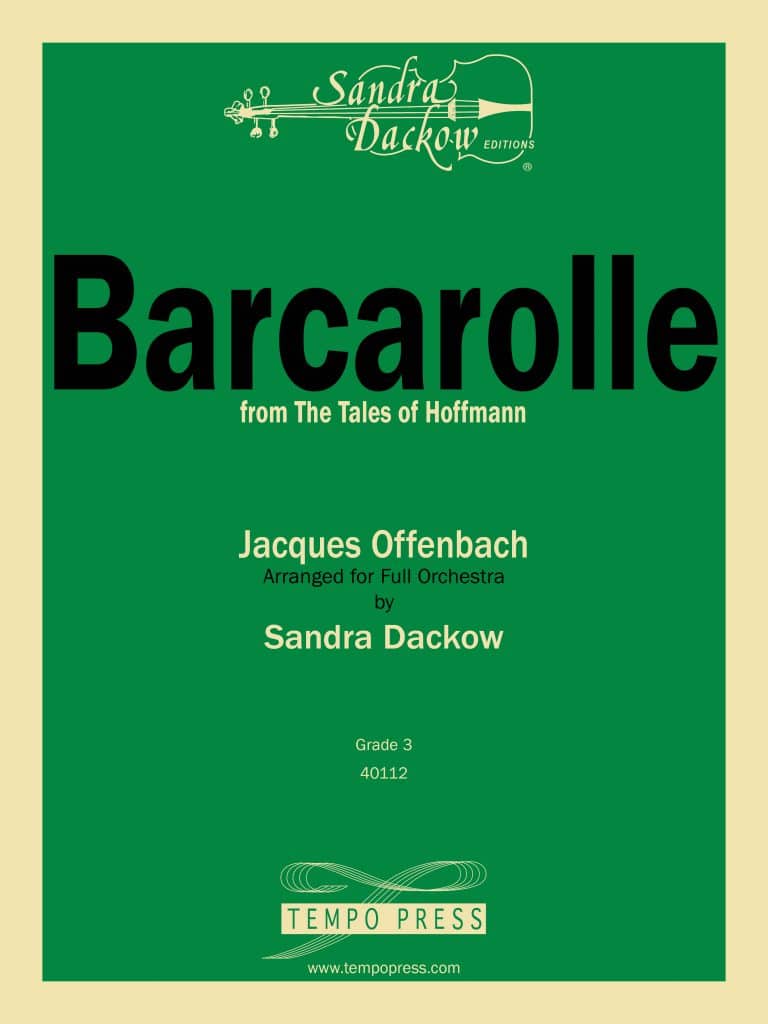 Barcarolle from Tales of Hoffmann – Tempo Press