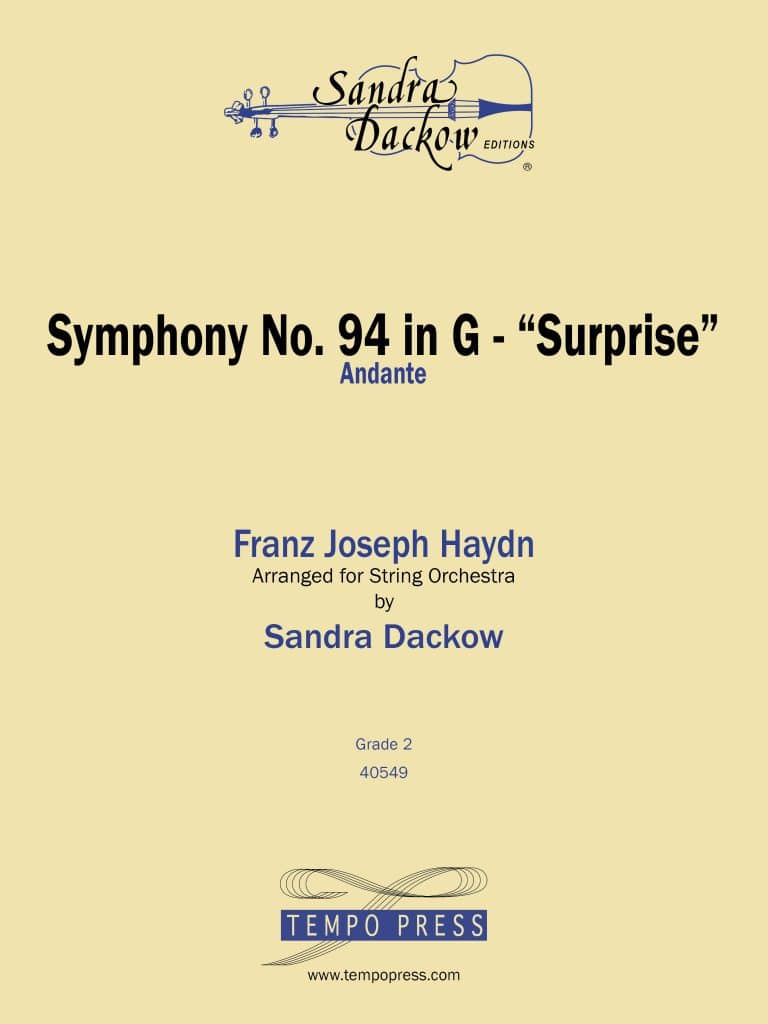 Symphony No. 94 – “Surprise” Andante – Tempo Press