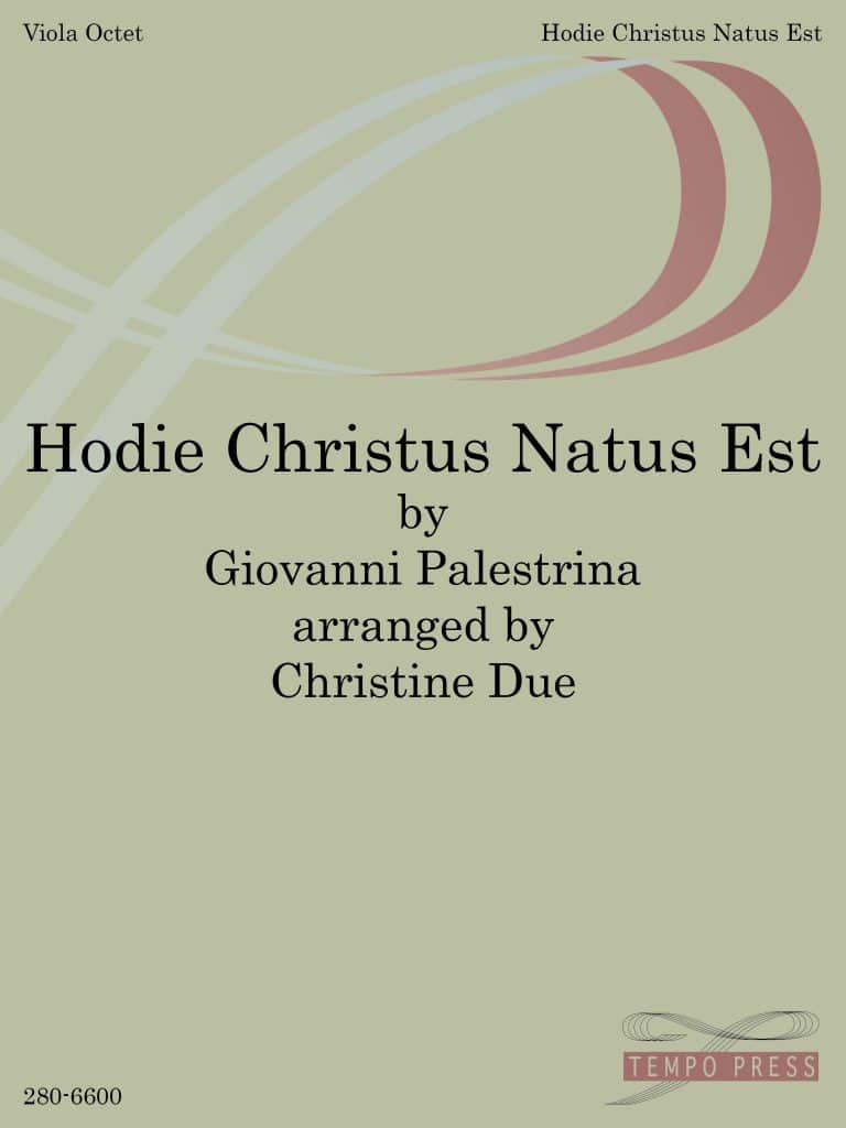Hodie Christus Natus Est Tempo Press